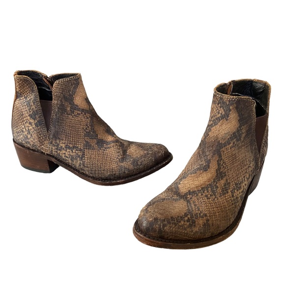 LIBERTY Black | Shoes | Liberty Black Python Snakeskin Leather Block ...